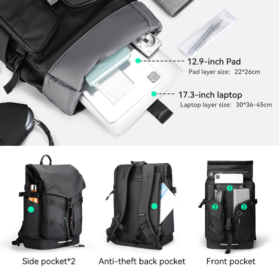 CapaFlex MR9779: Versatile 22L-29L Expandable Daily Backpack | Mark ...