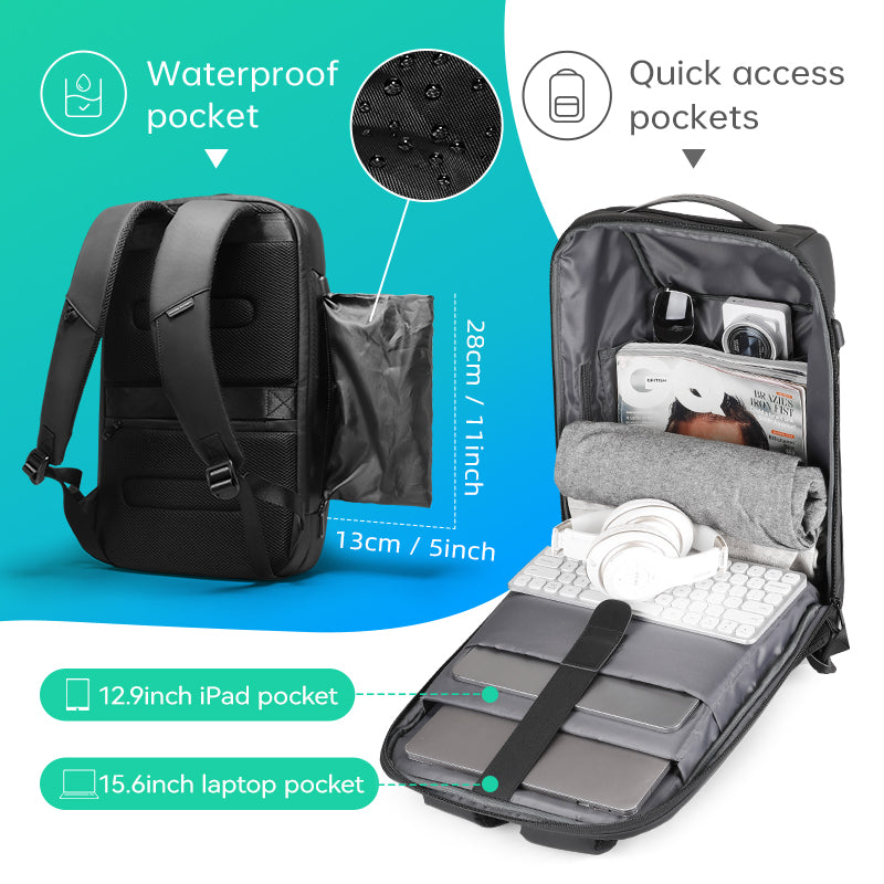 ODYSSEY MR9116: Business Micro & USB Charging Laptop Backpack with Anti ...